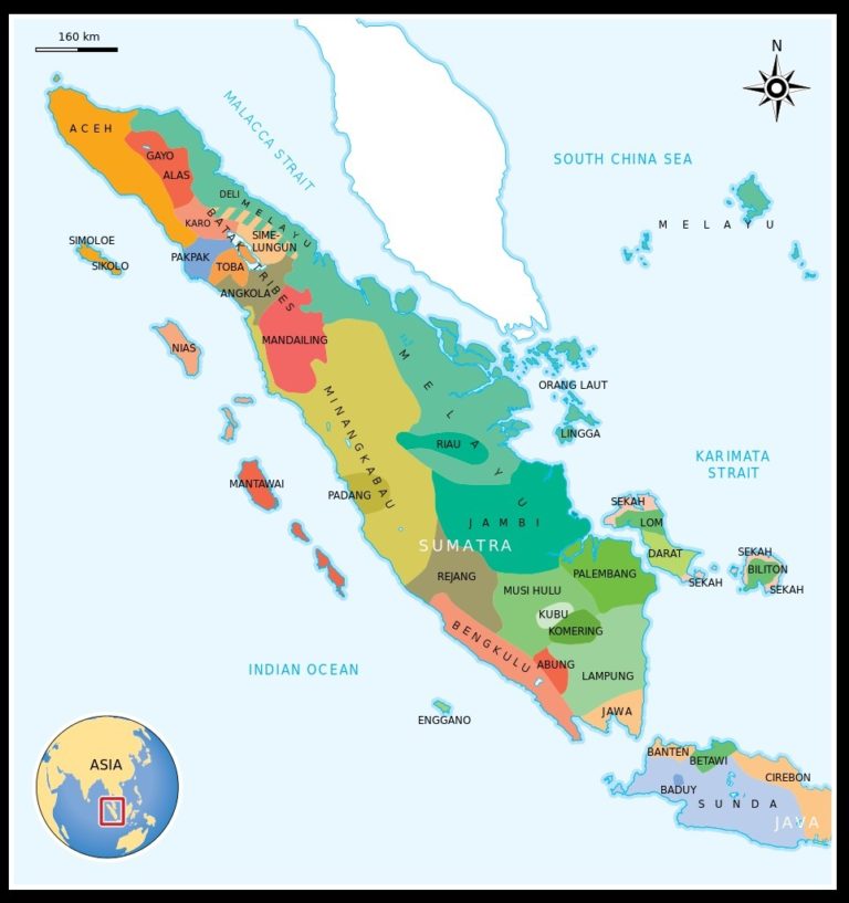 Peta Sumatera: Sejarah, Letak, Definisi, Provinsi dan Budaya